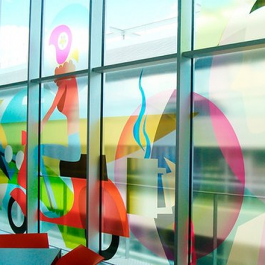 Clear Self Adhesive Vinyl Printing | Big Art and Banners