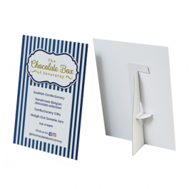 Strut Cards | Showcards | A5, A4 & A3 Sizes | Big Art & Banners